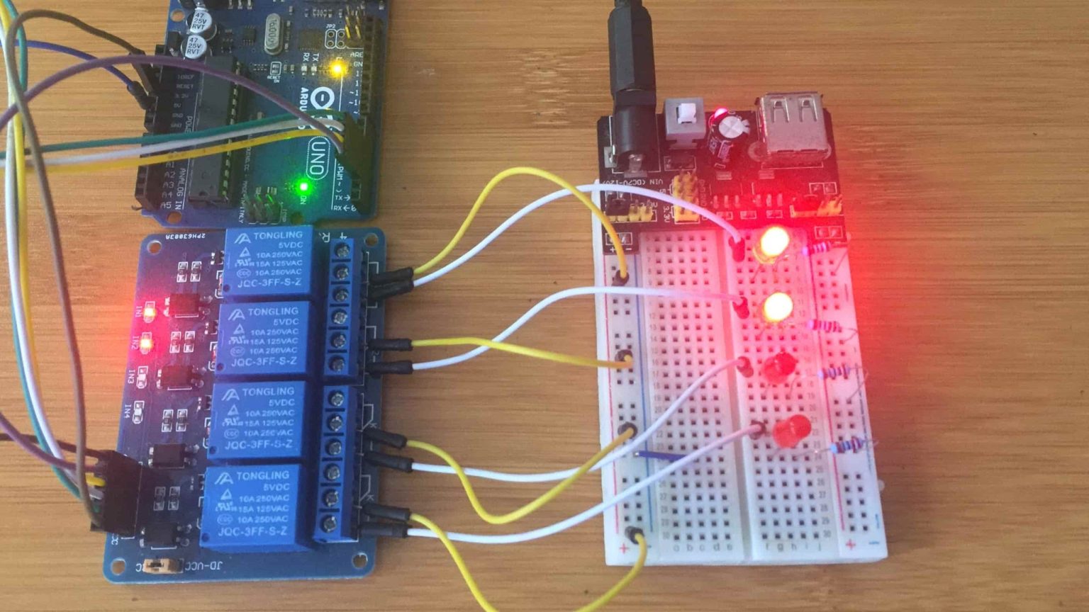 Interfacing 5V 4-Channel Relay Module with Arduino - MYTECTUTOR