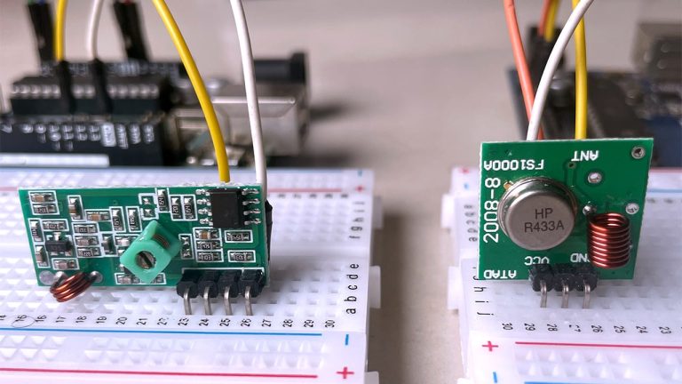 How to use 433MHz RF Transmitter and Receiver Modules with Arduino ...